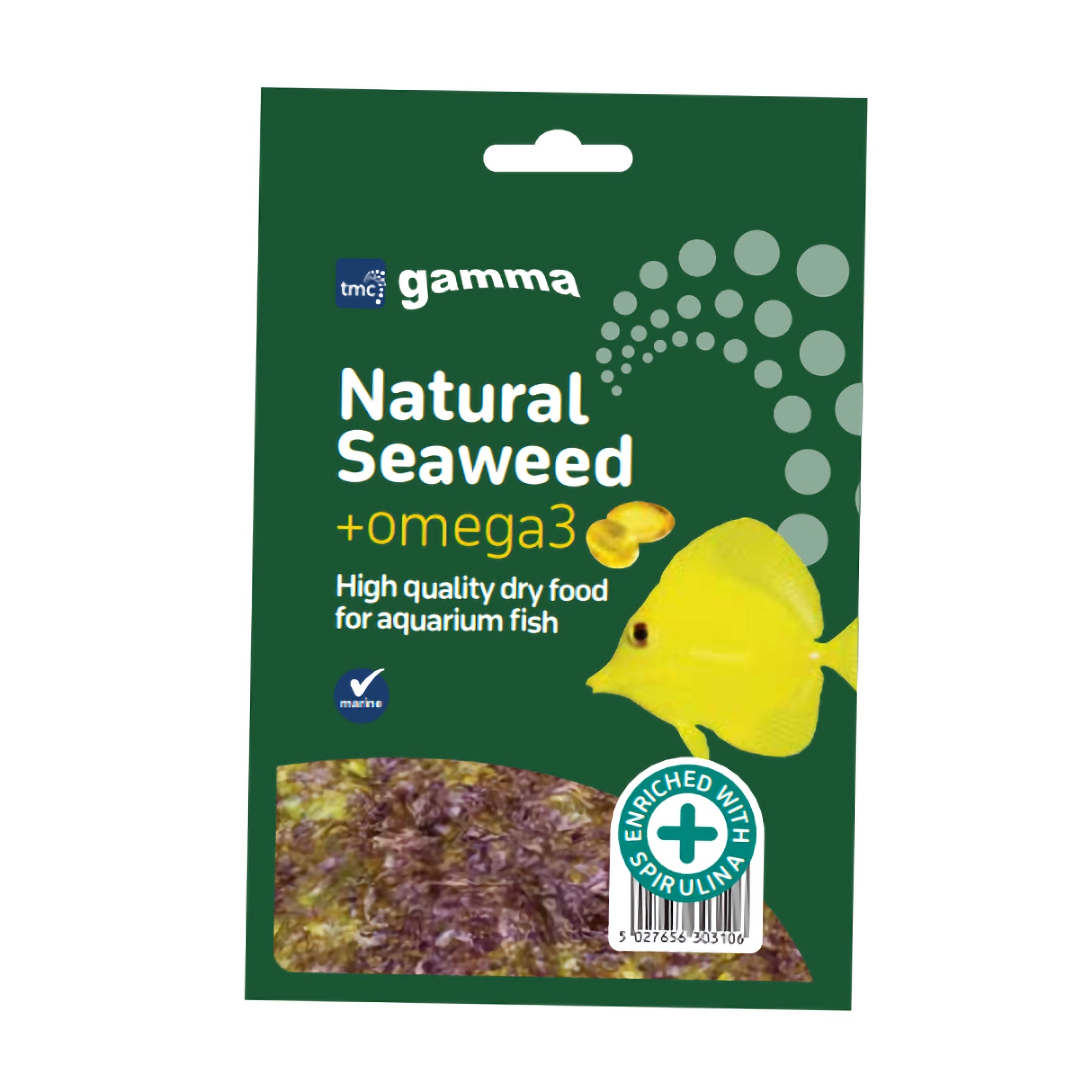 TMC Gamma Green Natural Seaweed 12g - Stockport Marine & Koi